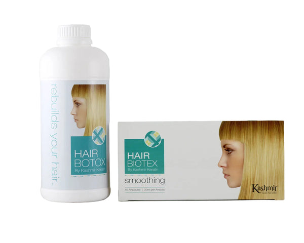BIOTEX By Kashmir Keratin - 10 Ampules + Smoothing Treatment ...